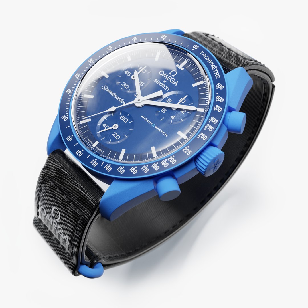 3D Model Moonswatch Mission To Neptune - TurboSquid 2225414