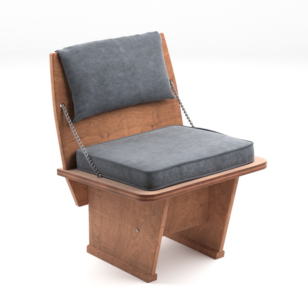 3D Model Frank Lloyd Wright Lounge Chairs - TurboSquid 1883146