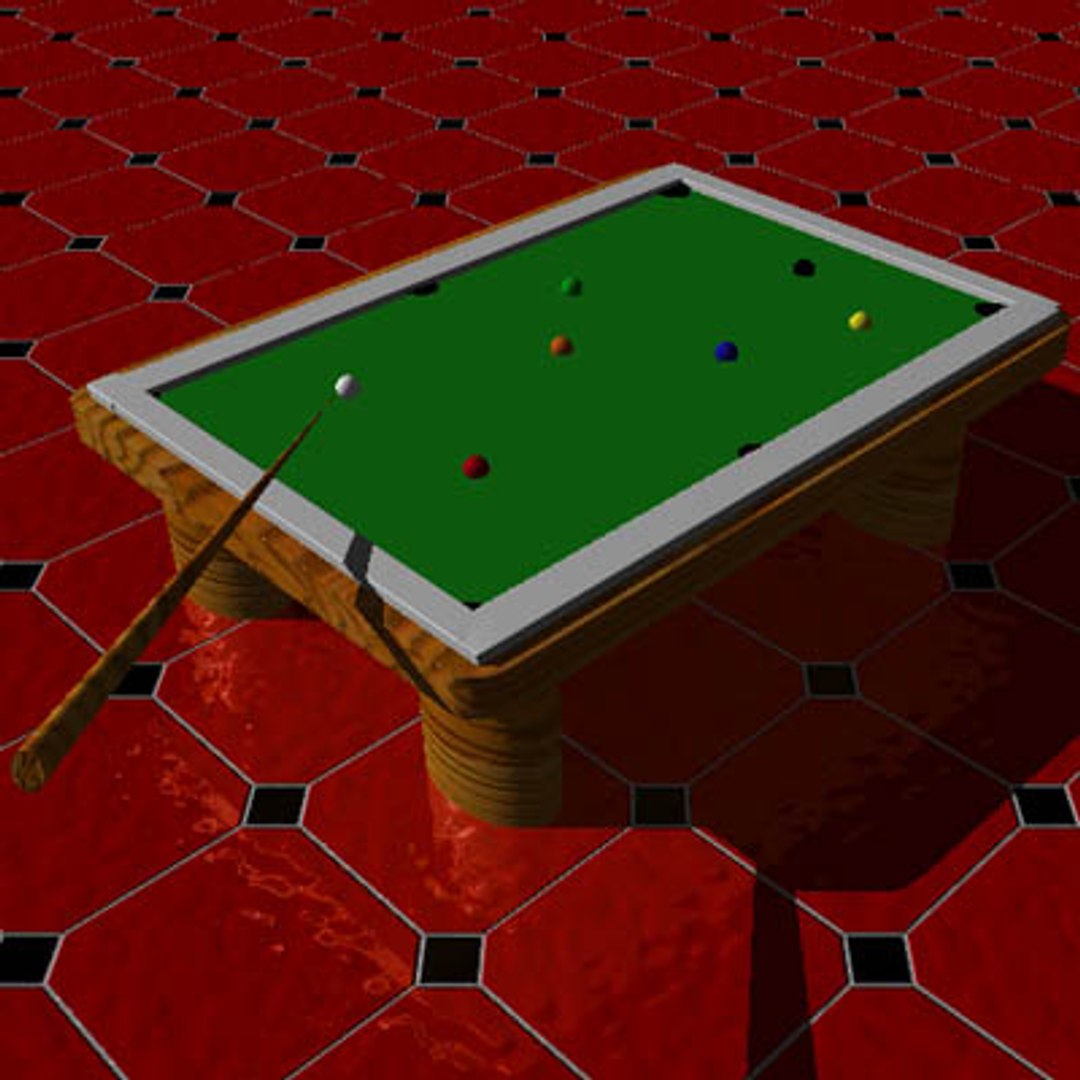 Free Pool Table 3d Model