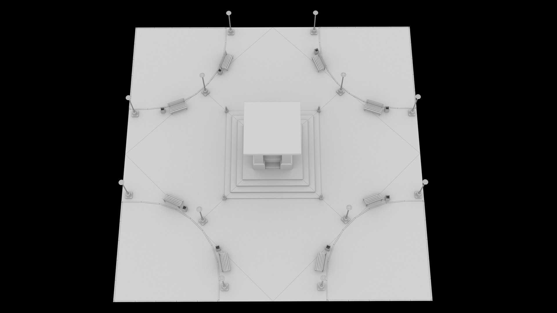 3D Memorial Model - TurboSquid 2142278