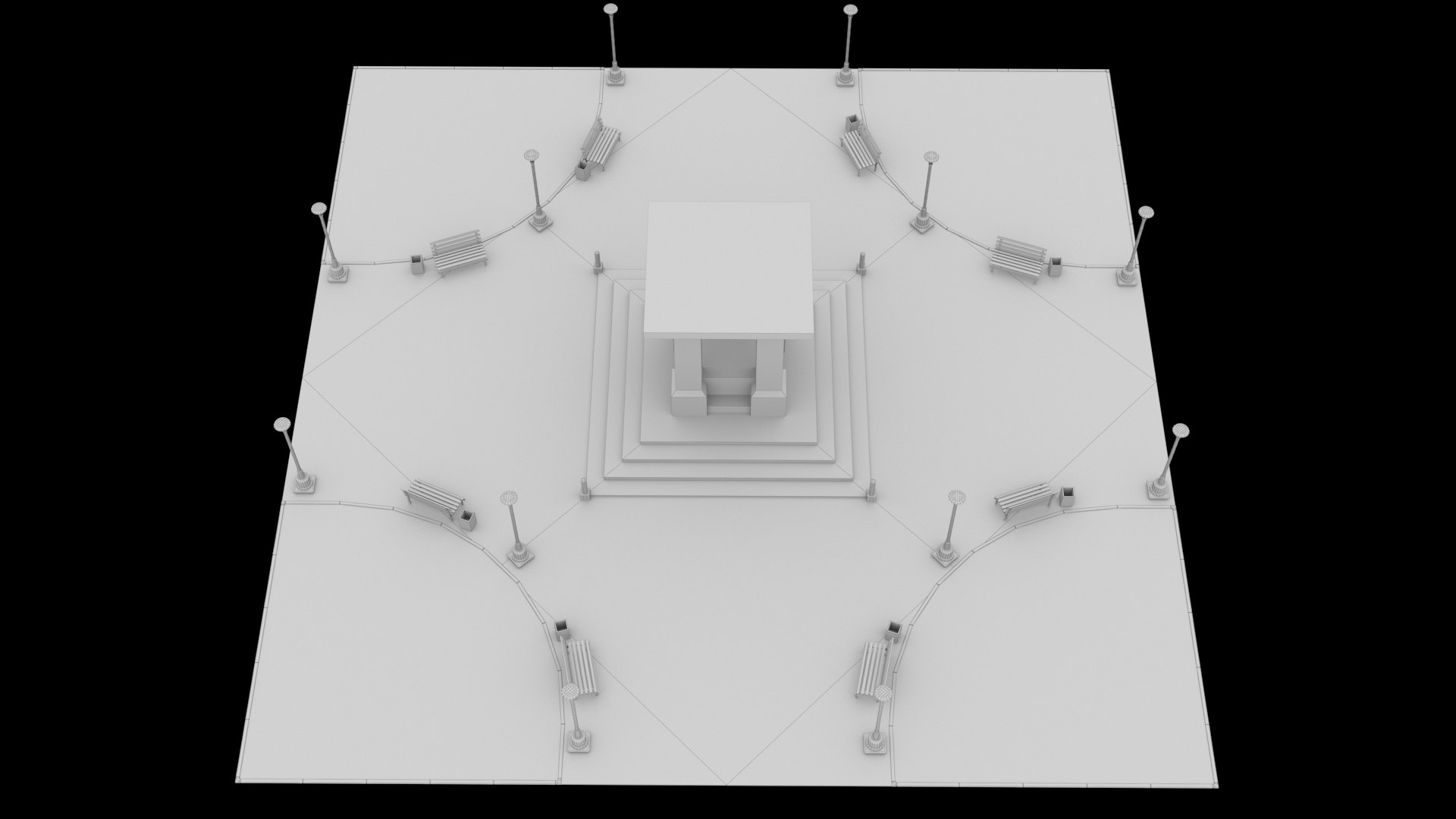 3D Memorial Model - TurboSquid 2142278