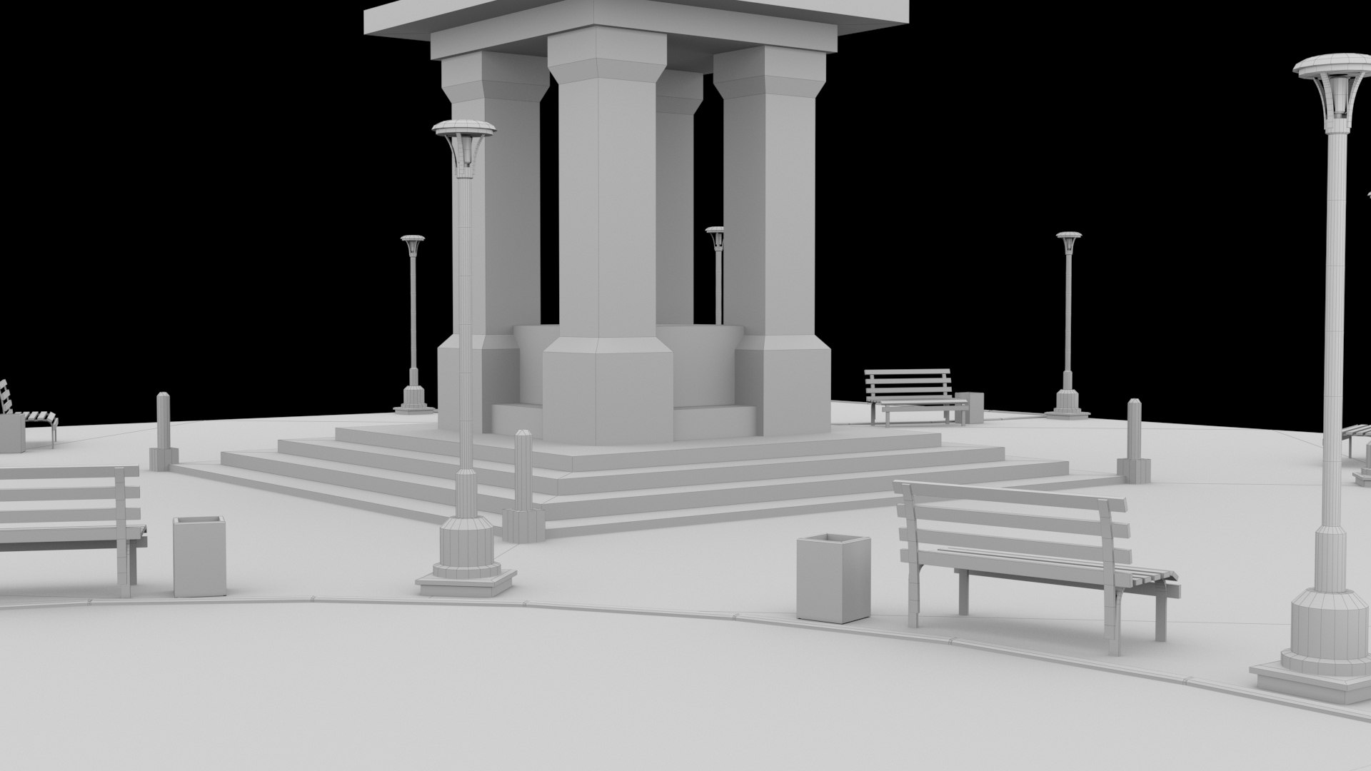 3D Memorial Model - TurboSquid 2142278