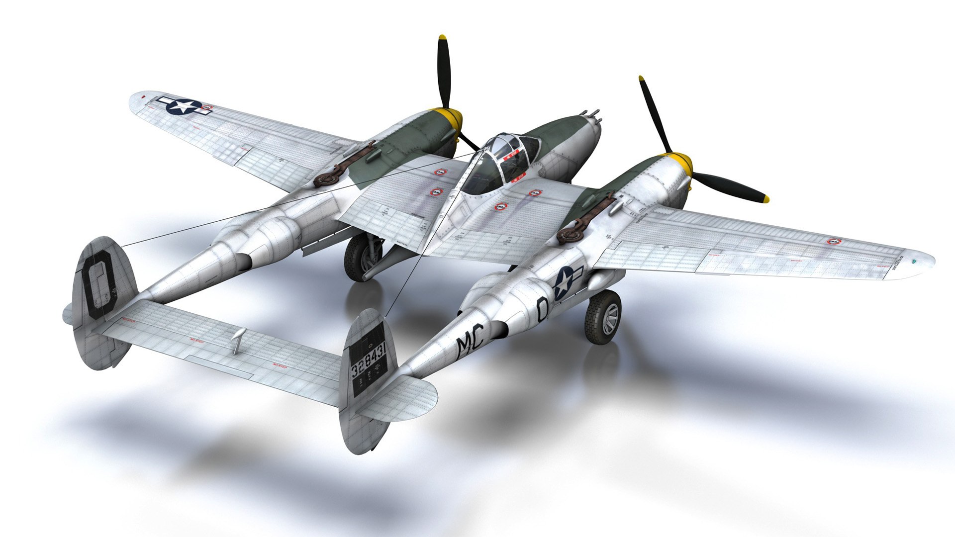 Lockheed Lightning - Happy 3D - TurboSquid 1708454