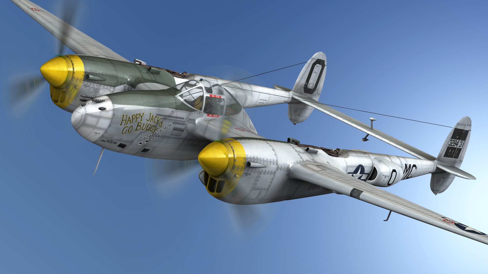 Lockheed Lightning - Happy 3D - TurboSquid 1708454
