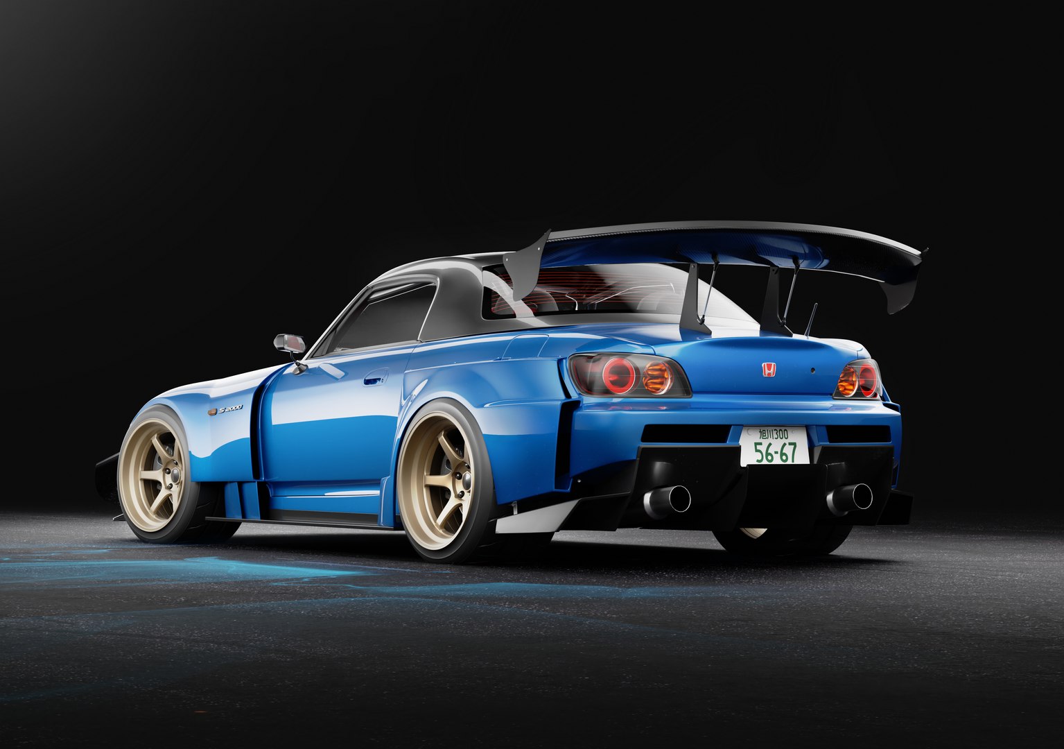 Honda S2000 Amuse GT1 3D Model - TurboSquid 1819910