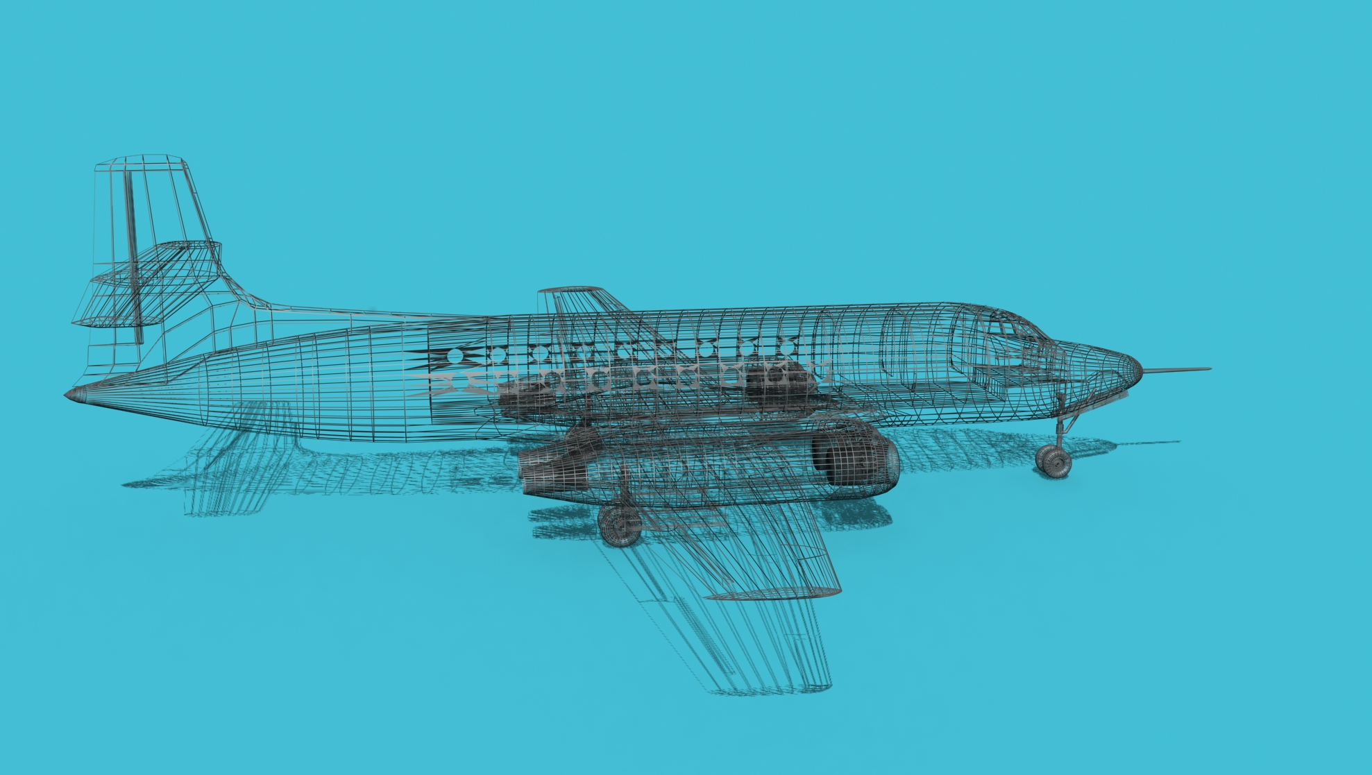 Avro Canada C-102 Jetliner V00 3D model - TurboSquid 1912383
