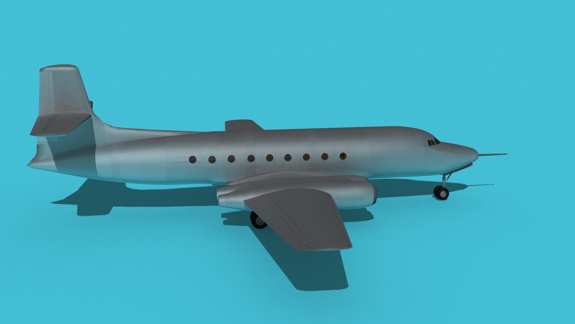Avro Canada C-102 Jetliner V00 3D Model - TurboSquid 1912383