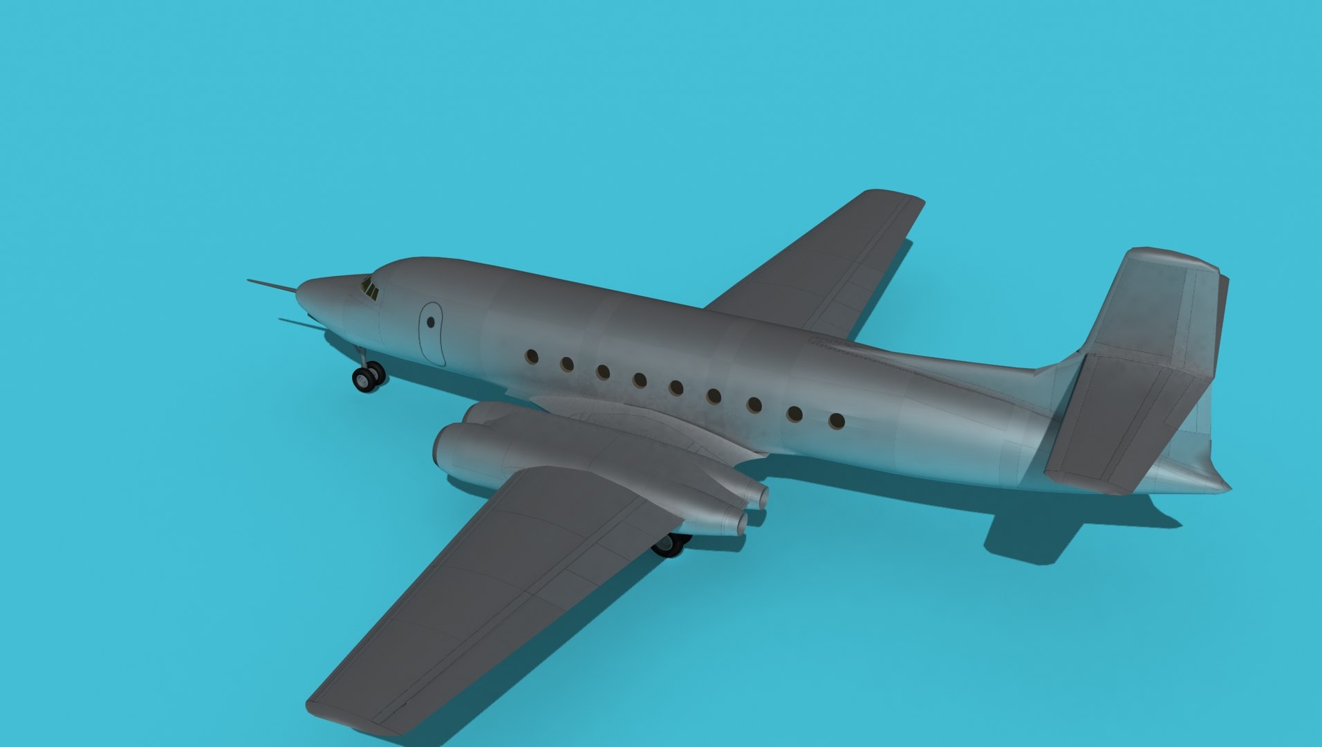 Avro Canada C-102 Jetliner V00 3D Model - TurboSquid 1912383