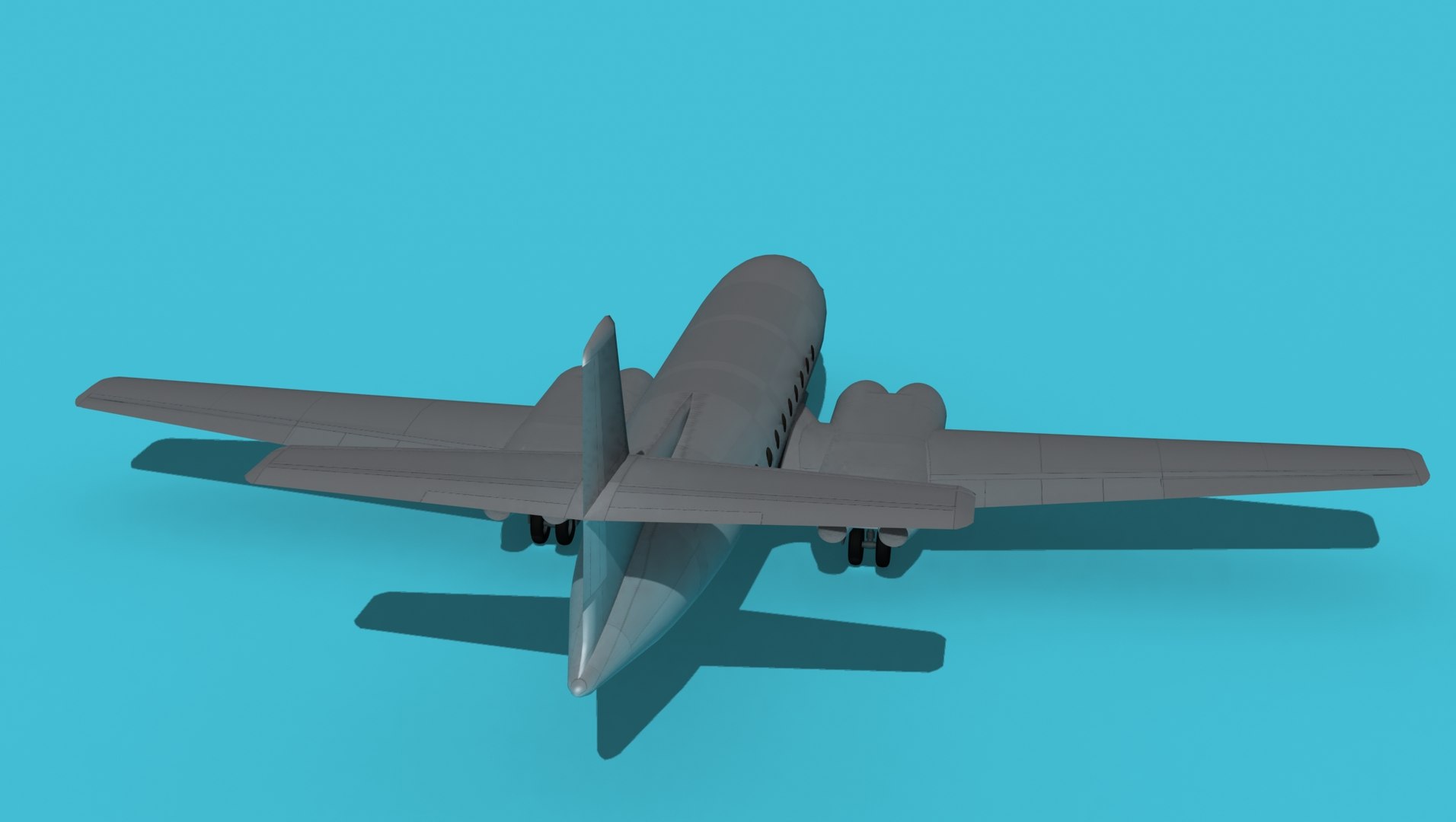 Avro Canada C-102 Jetliner V00 3D Model - TurboSquid 1912383