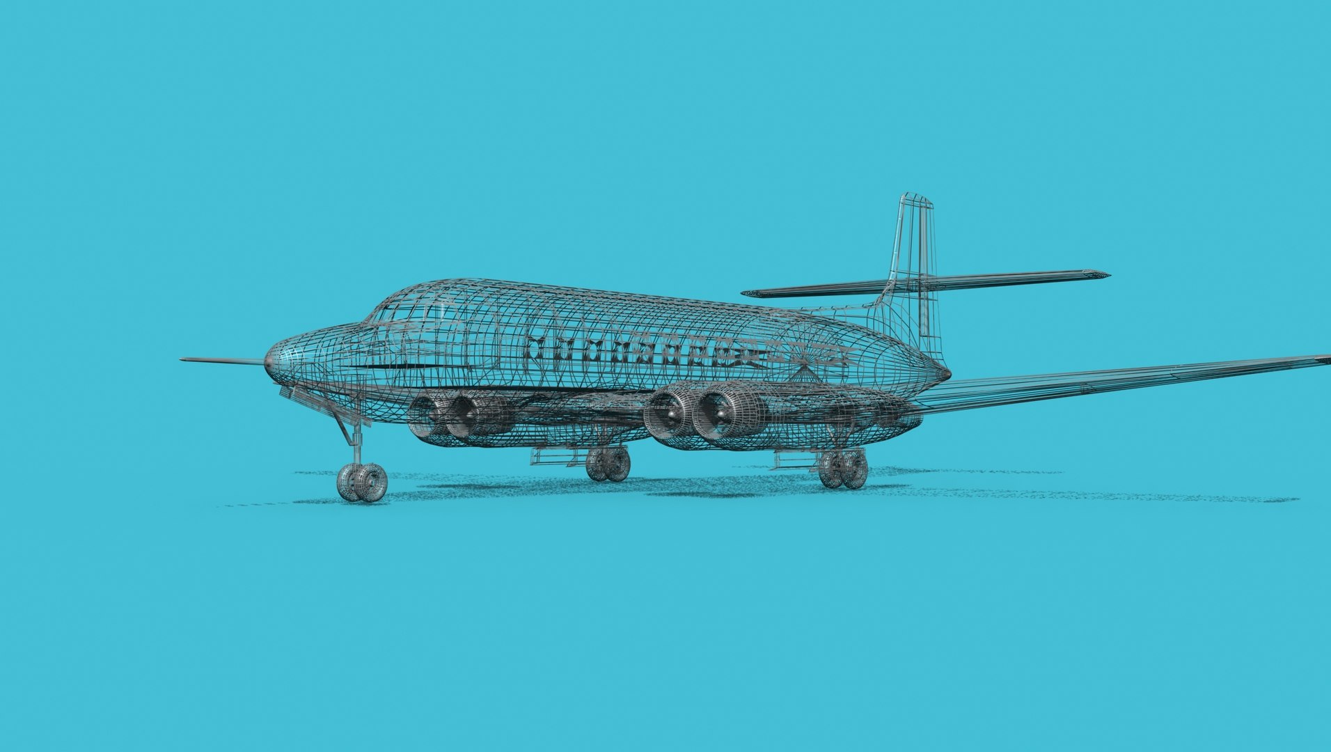 Avro Canada C-102 Jetliner V00 3D Model - TurboSquid 1912383