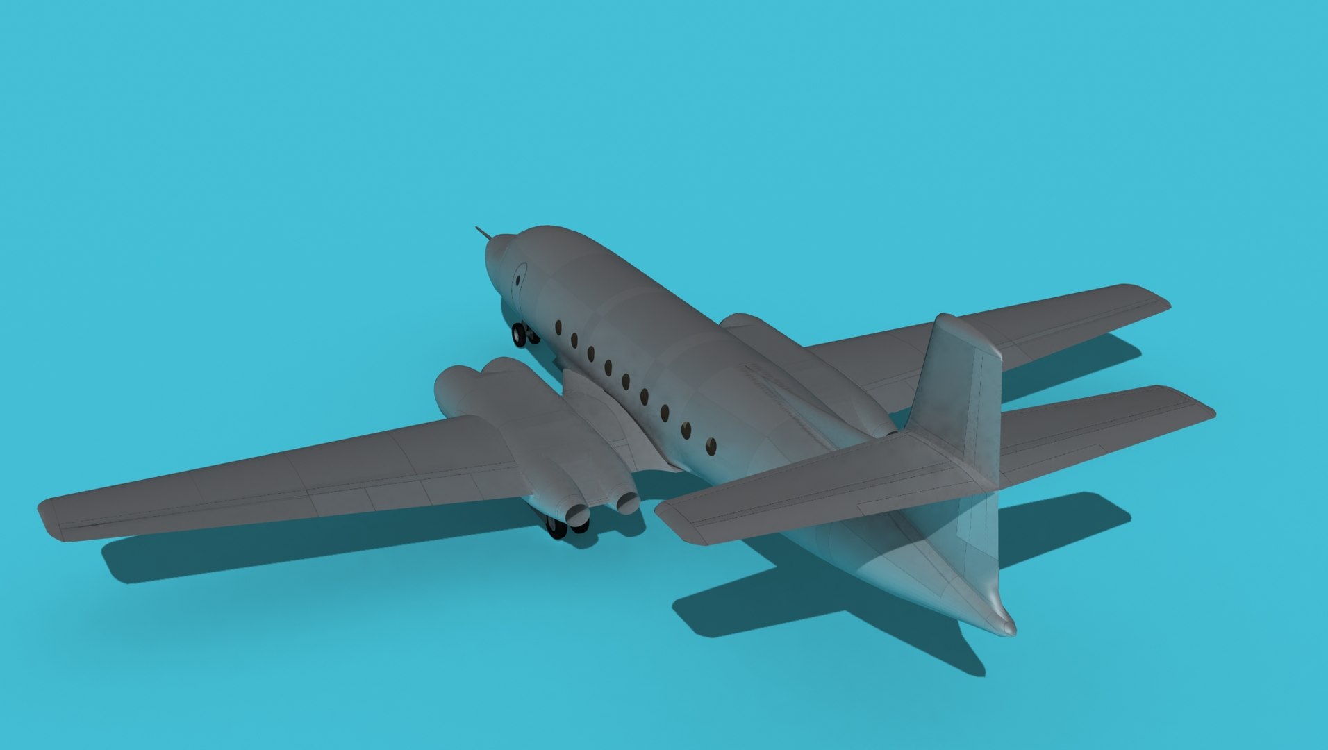 Avro Canada C-102 Jetliner V00 3D Model - TurboSquid 1912383