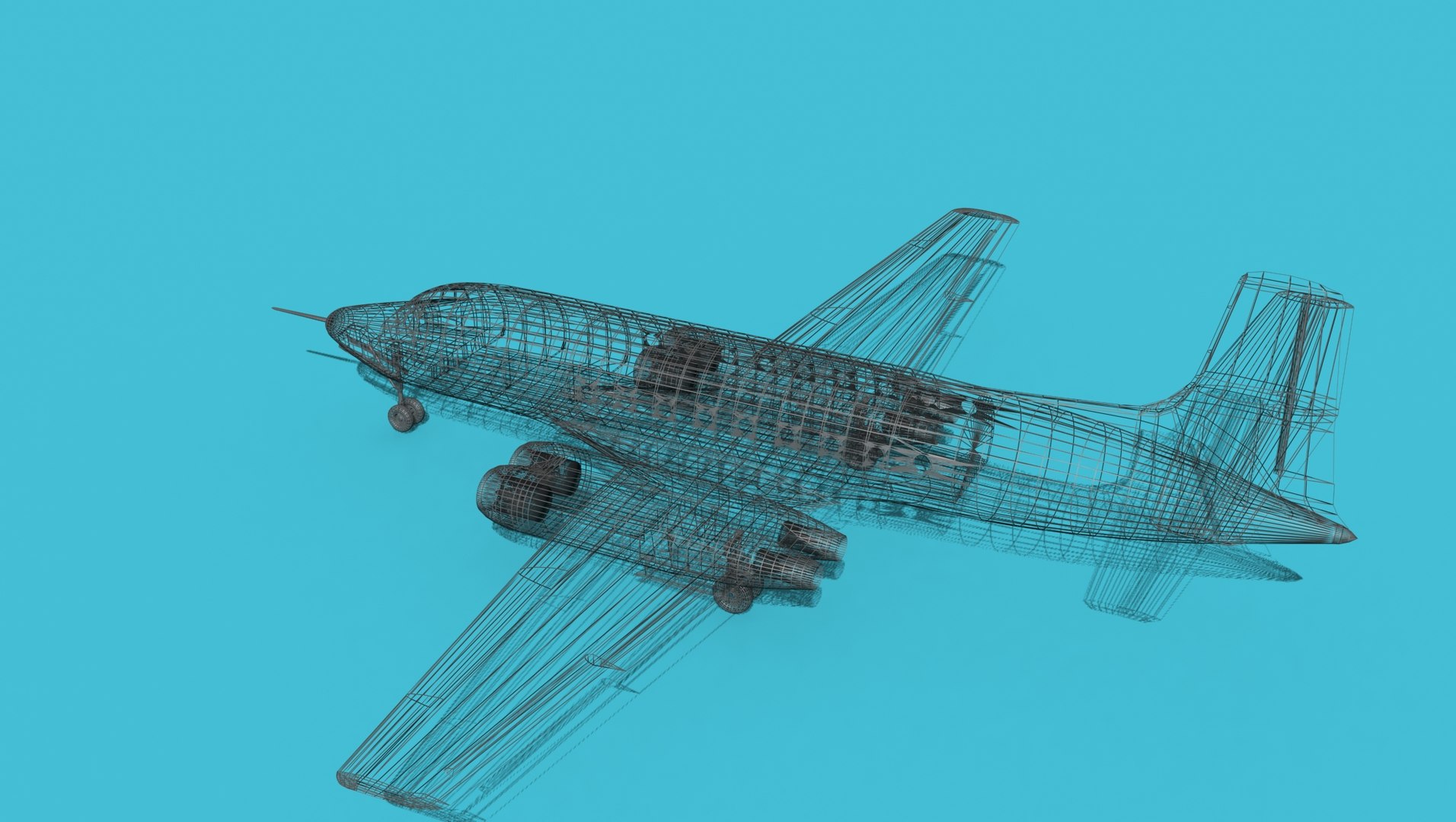 Avro Canada C-102 Jetliner V00 3D Model - TurboSquid 1912383