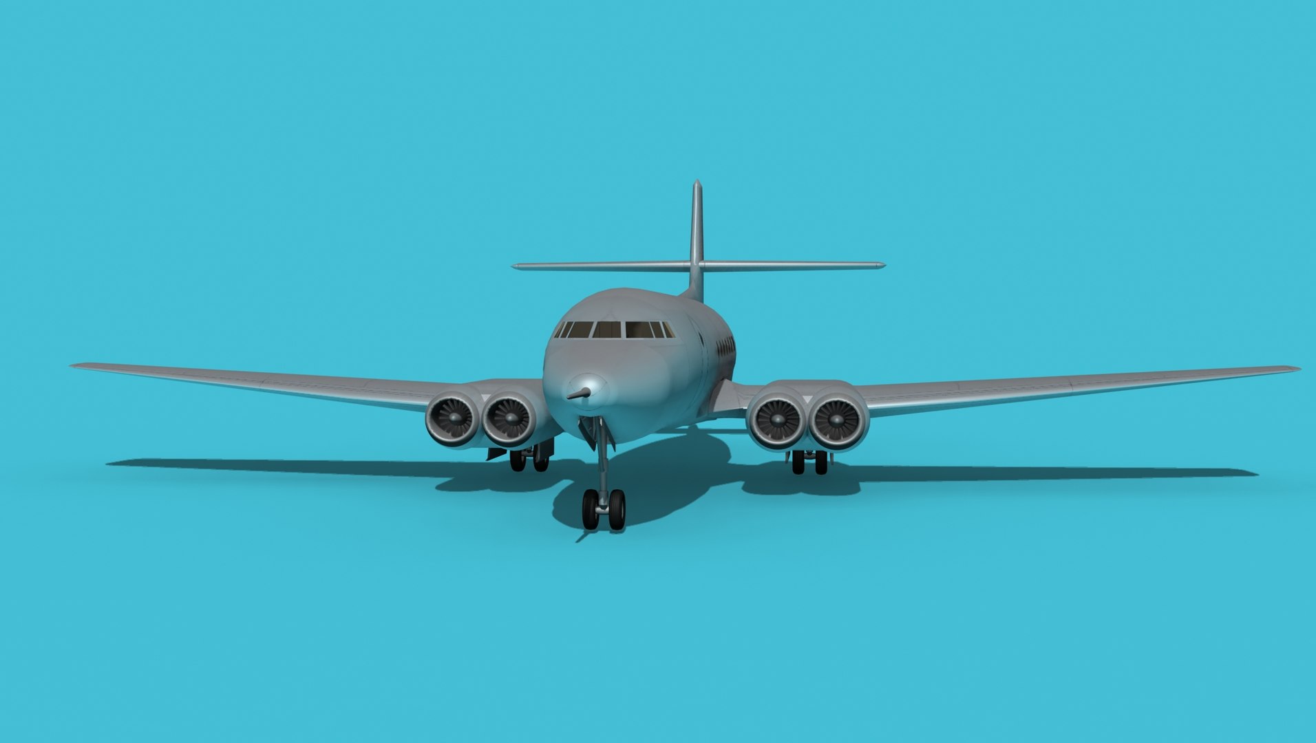 Avro Canada C-102 Jetliner V00 3D Model - TurboSquid 1912383
