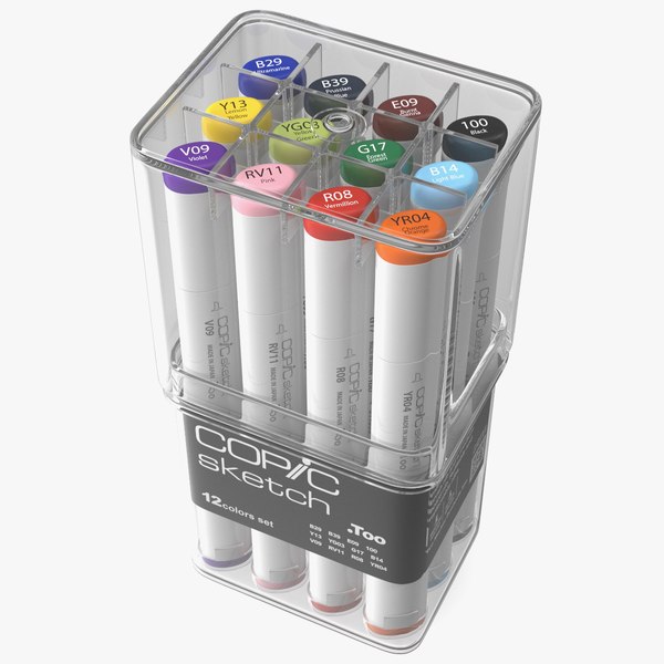 3D Sketch Marker 72 Pack - TurboSquid 1864959
