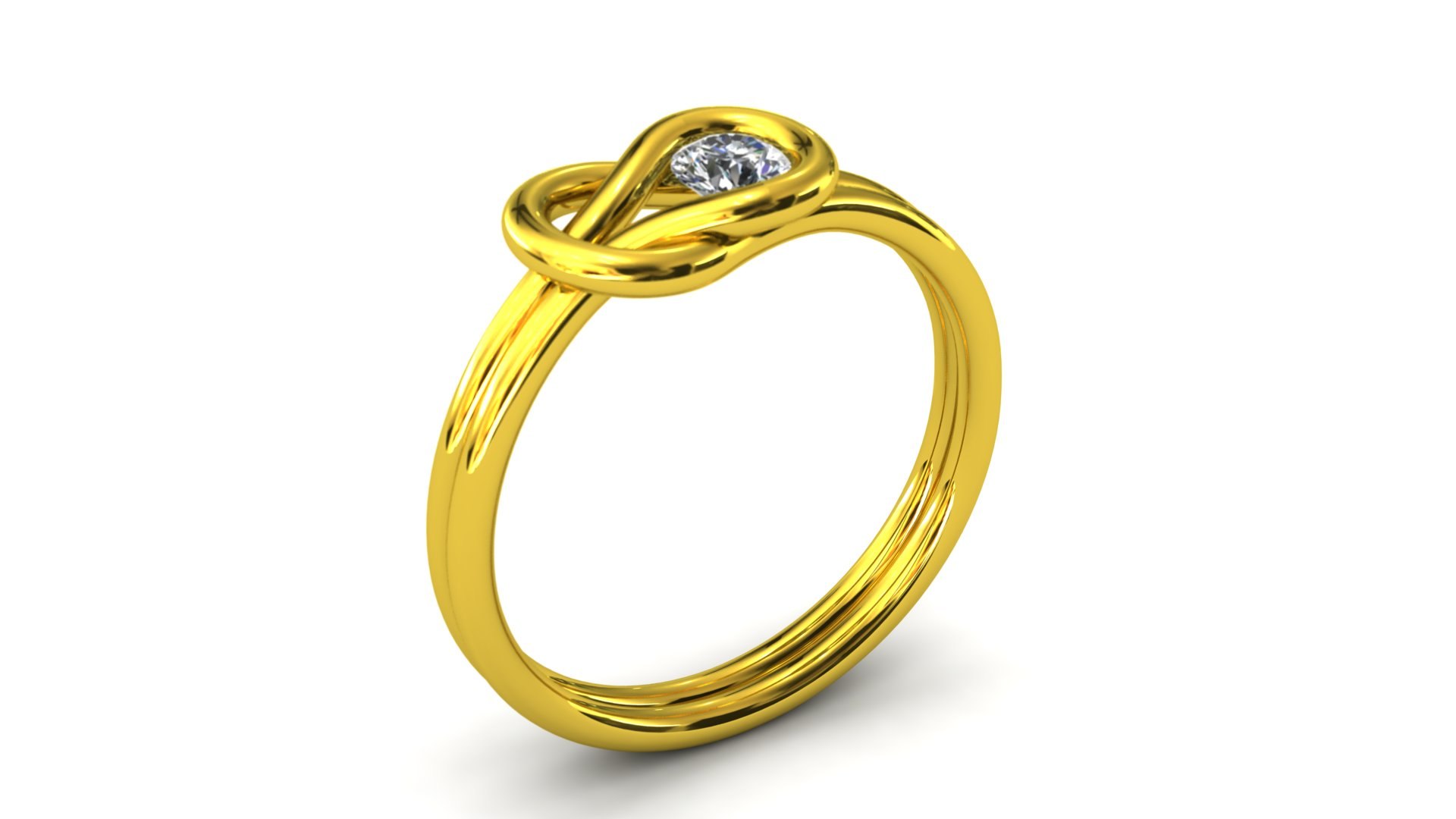 DIAMOND NODE RING MODEL 4 3D Model - TurboSquid 2268036