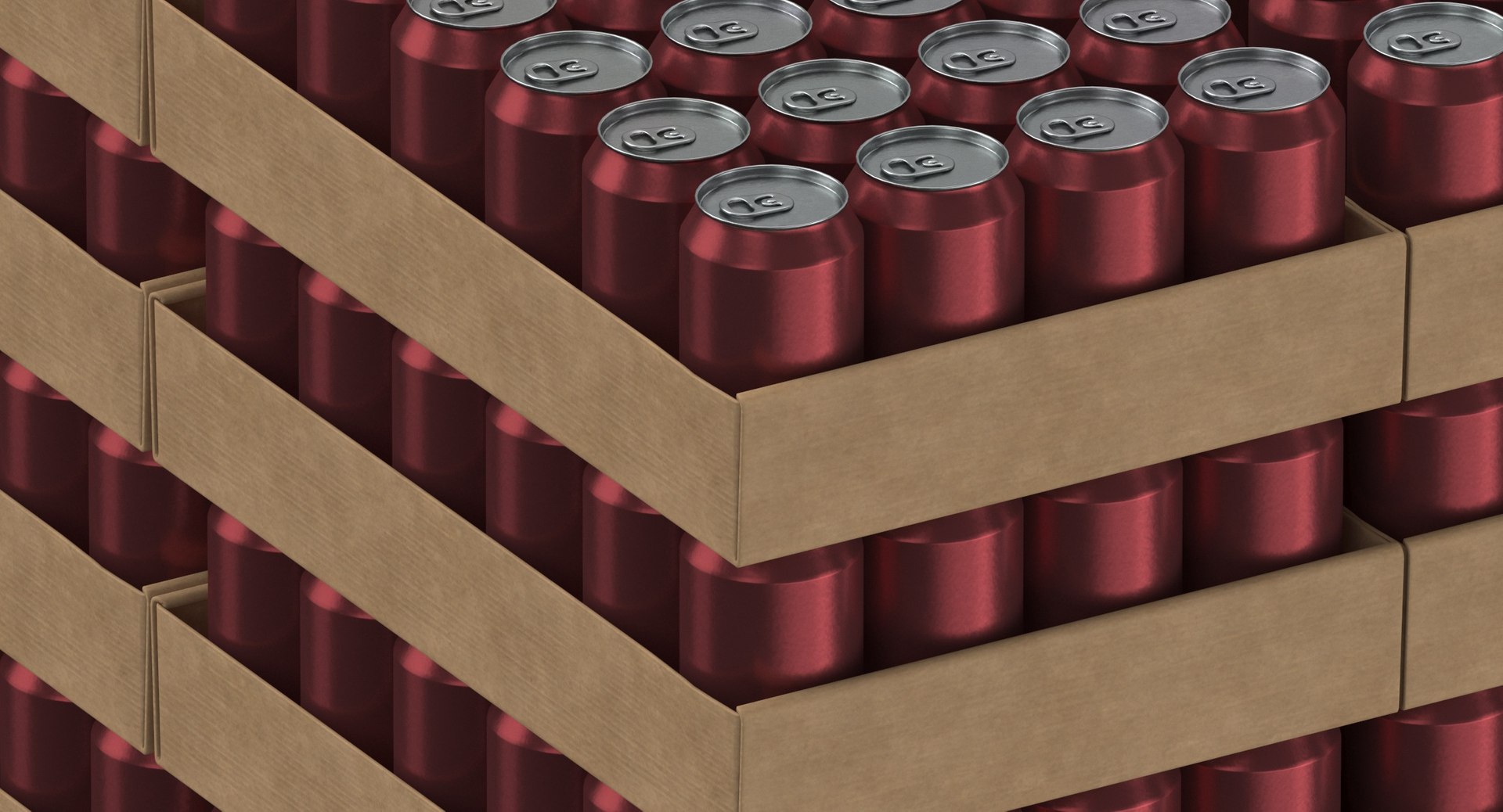 Cargo Cans Color 04 Plain And Packed 3D Model - TurboSquid 1985412