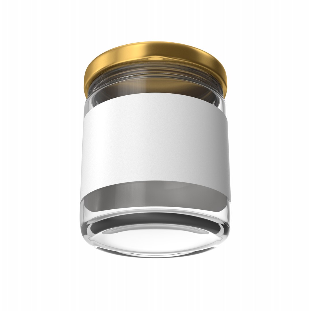 3D Glass Jar Model - TurboSquid 1871987