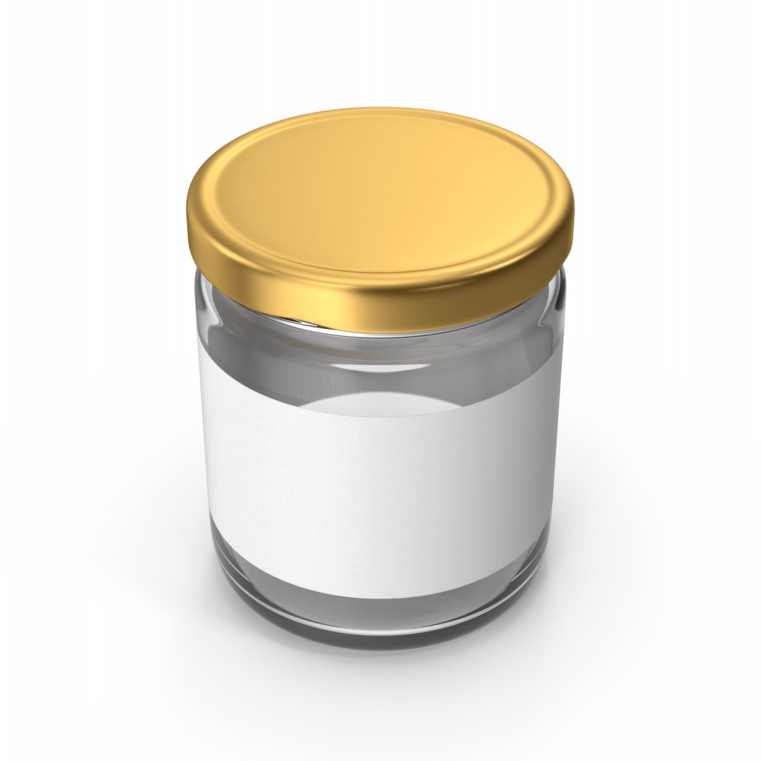 3D Glass Jar Model - TurboSquid 1871987