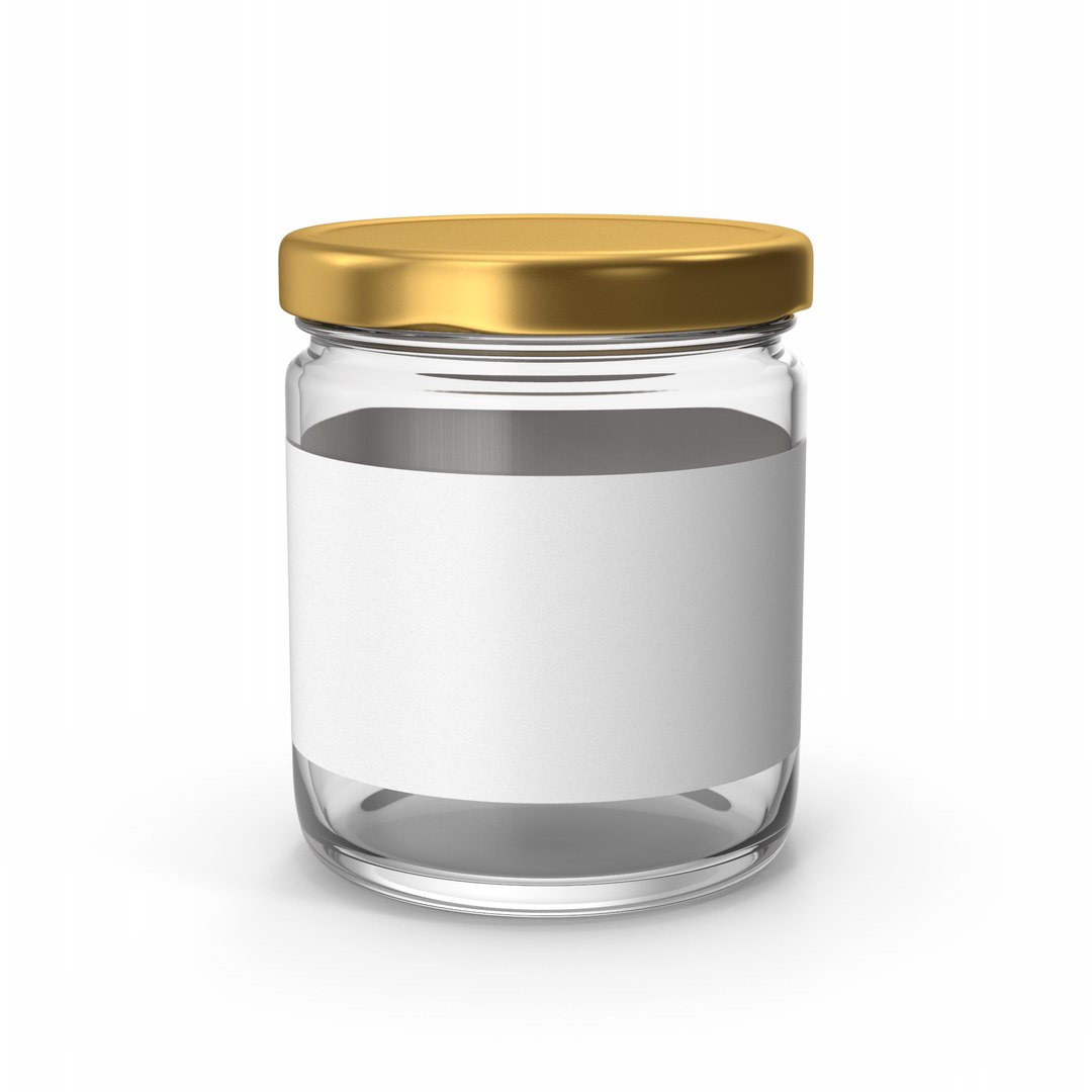3D Glass Jar Model - TurboSquid 1871987