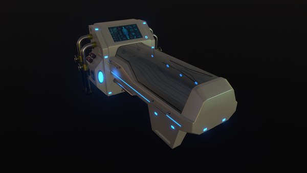 modelo 3d Sci-Fi Cryopod - TurboSquid 2050992