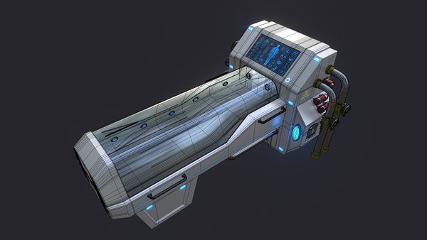 modelo 3d Sci-Fi Cryopod - TurboSquid 2050992