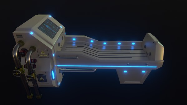 modelo 3d Sci-Fi Cryopod - TurboSquid 2050992