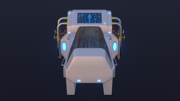 modelo 3d Sci-Fi Cryopod - TurboSquid 2050992