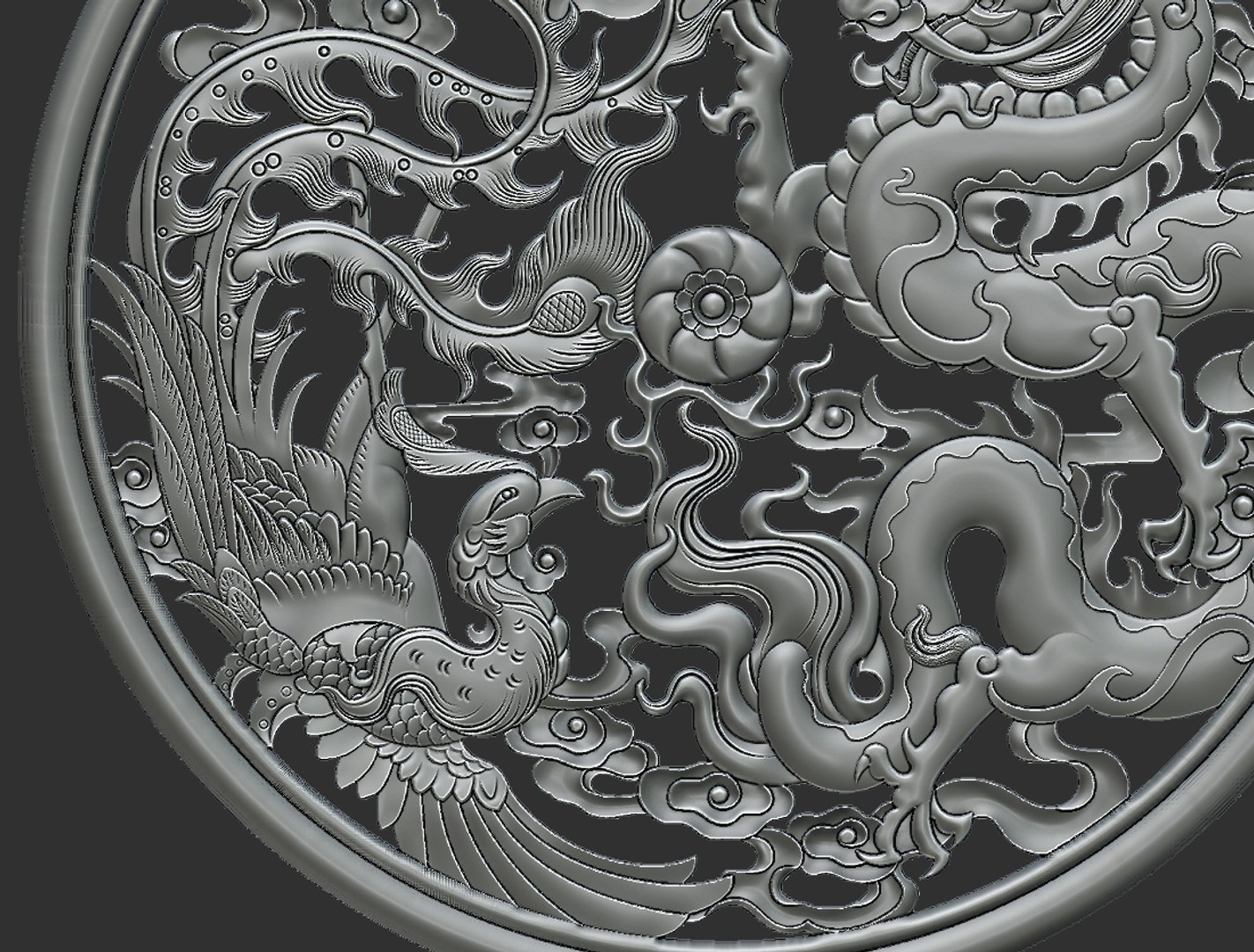 Dragon Phoenix 3D Model - TurboSquid 1610954