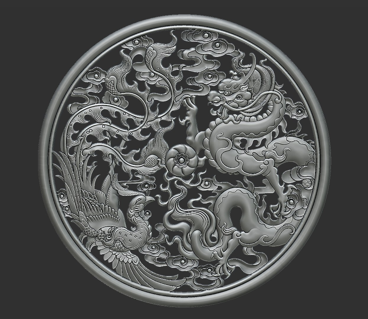 Dragon Phoenix 3D Model - TurboSquid 1610954