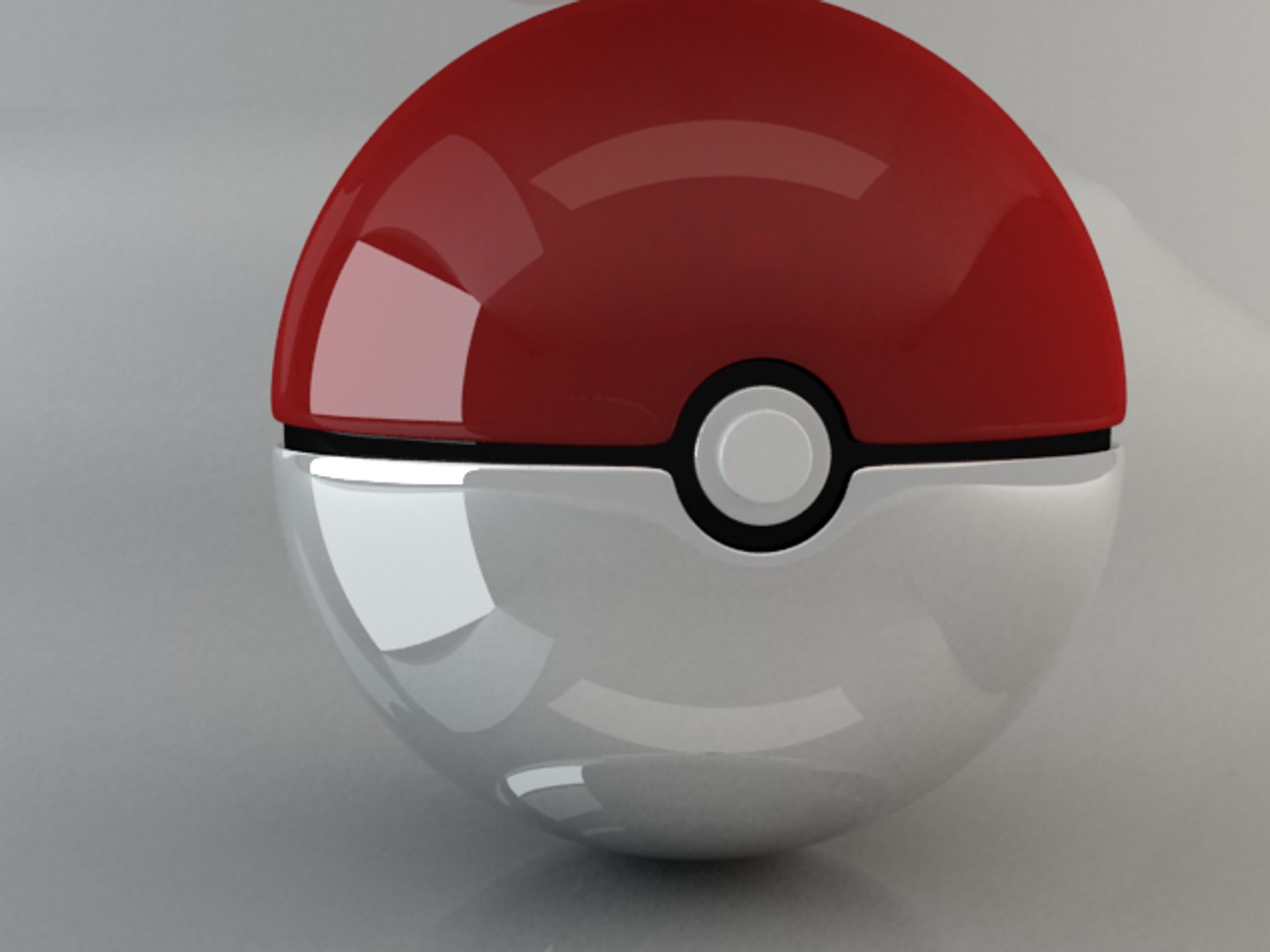 Pokemon Pokeball 3d Model