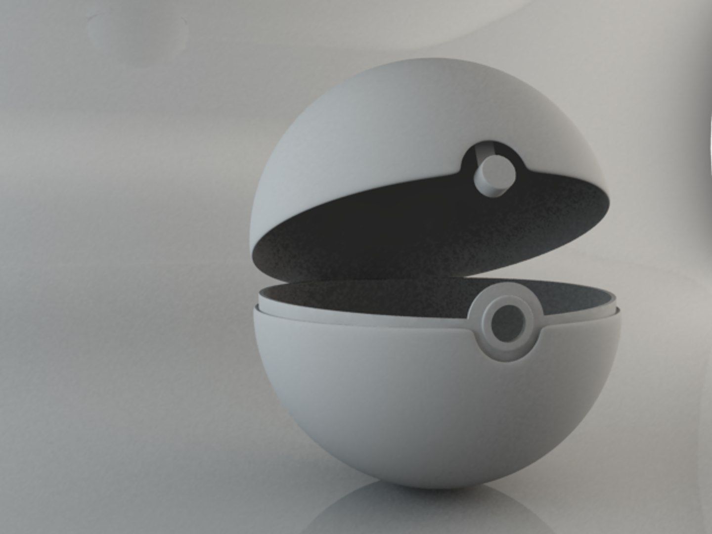 Pokemon Pokeball 3d Model