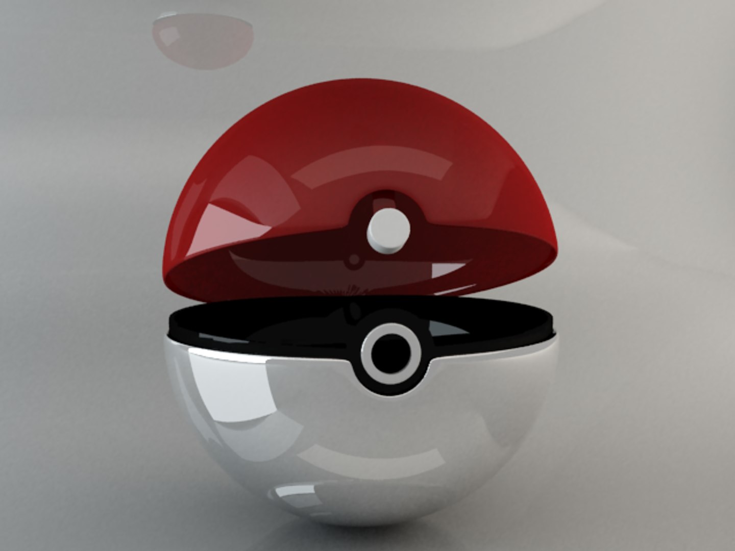 Pokemon Pokeball 3d Model