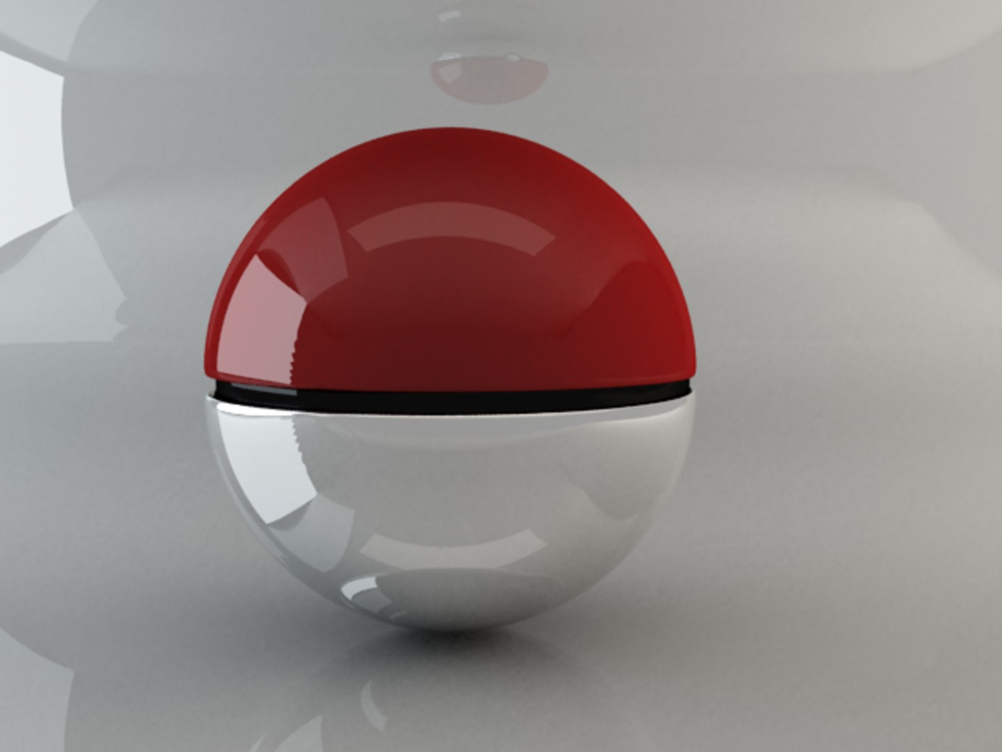 Pokemon Pokeball 3d Model