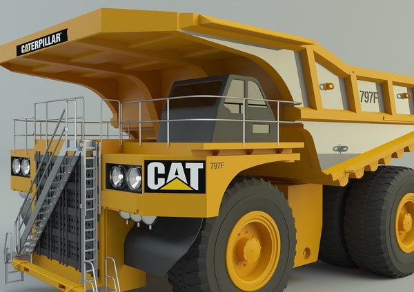Caterpillar 797F truck model 3D model model - TurboSquid 2049036