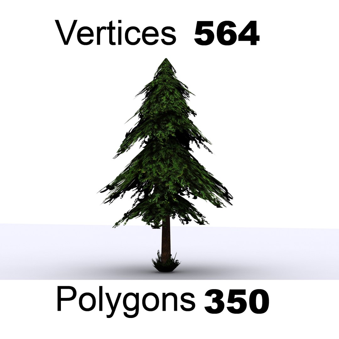 Pine Tree Model - TurboSquid 1729940