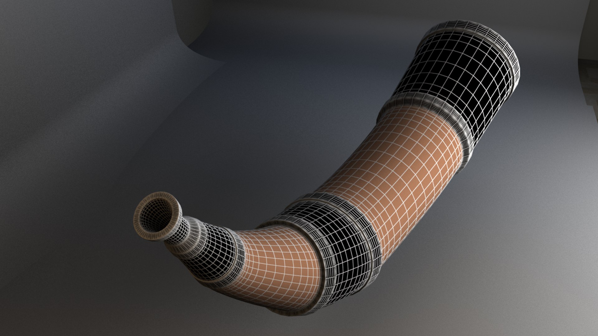 3d model warhorn horn