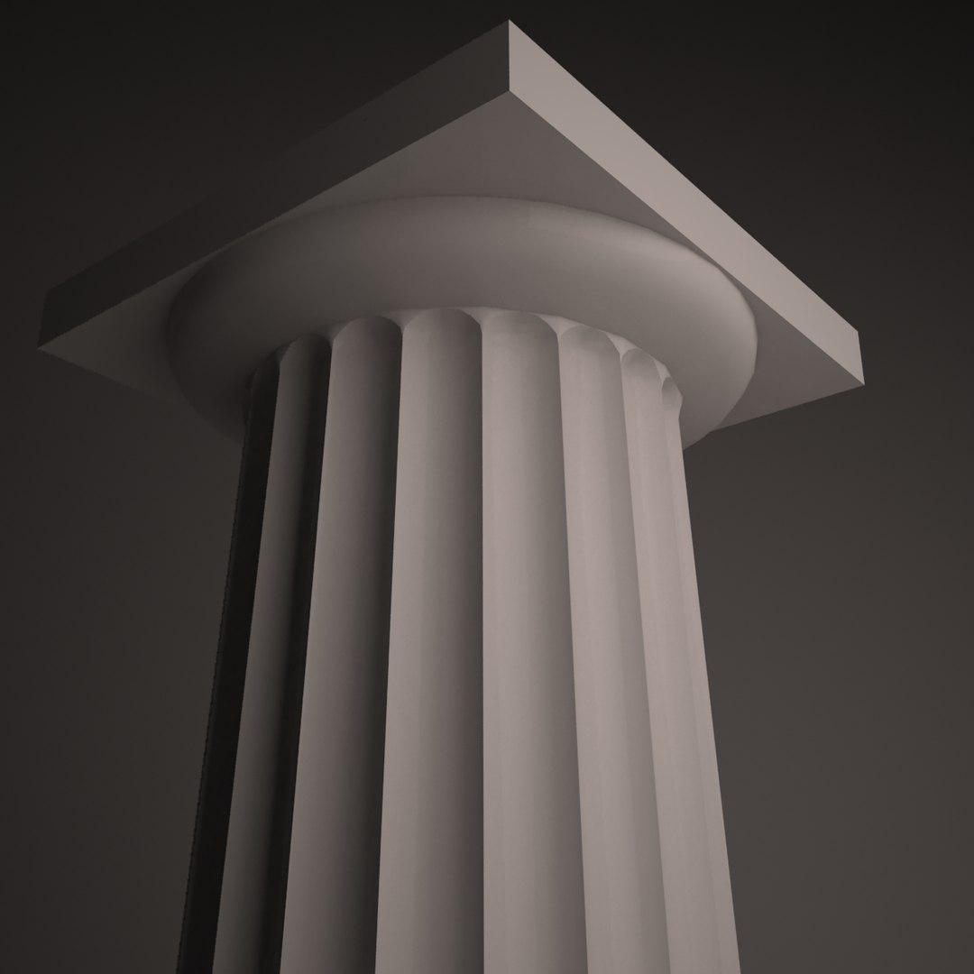 3d Doric Column Model