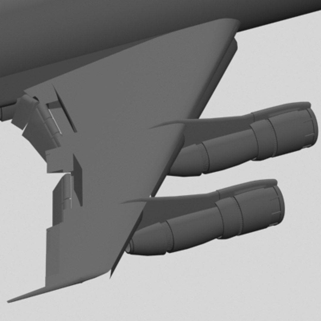 b 707-300 british airways 3d model