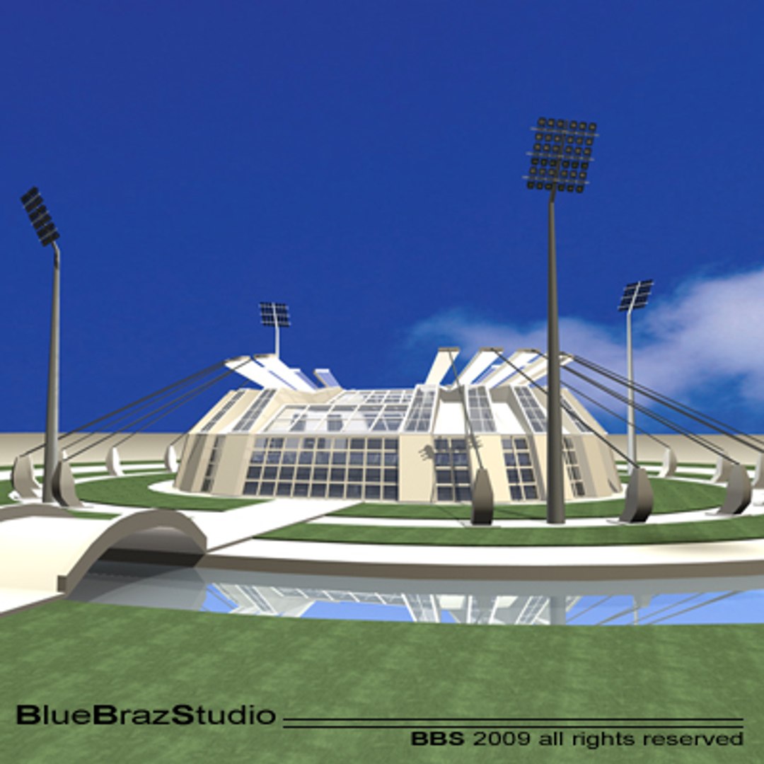 Athletic Stadium 3d Obj