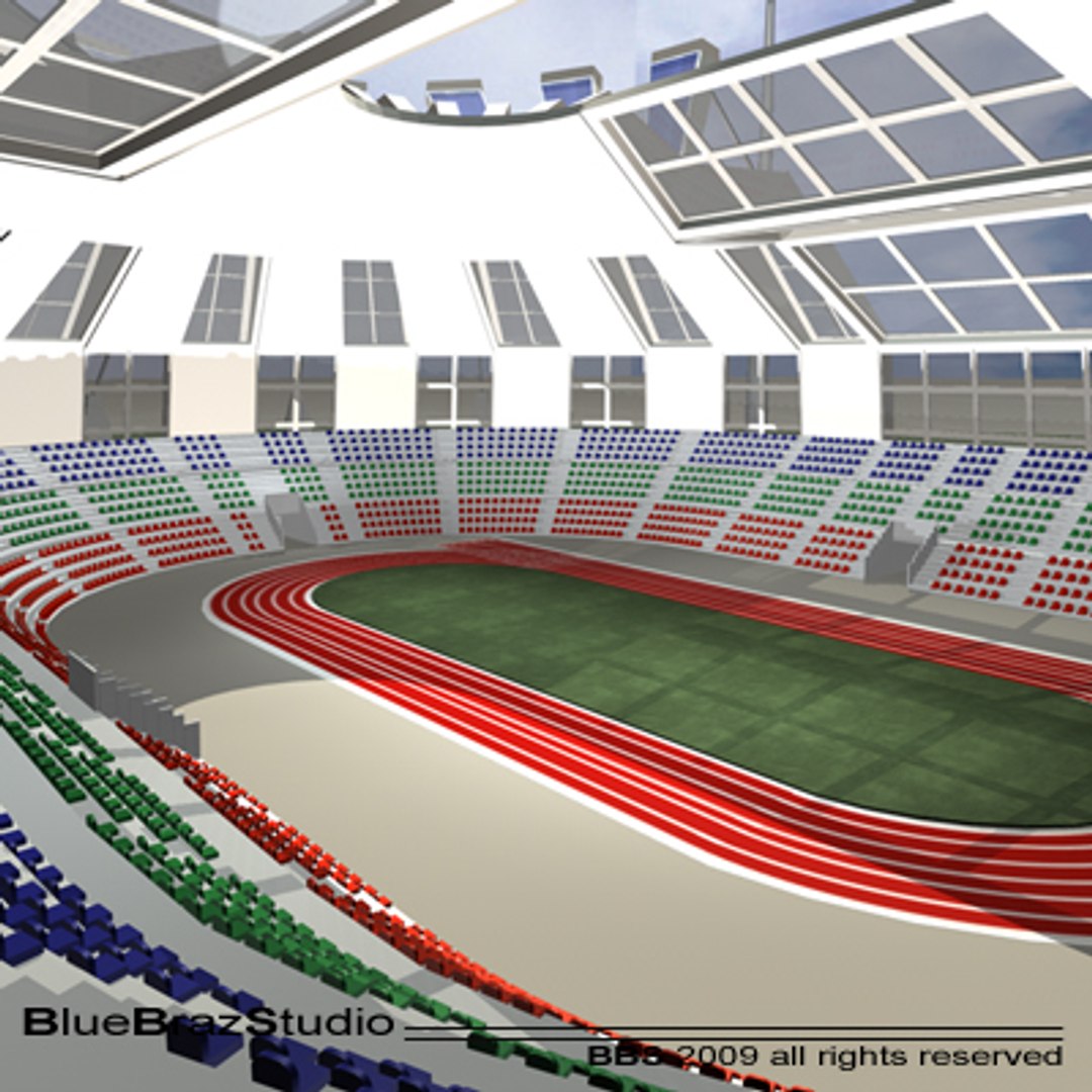 Athletic Stadium 3d Obj