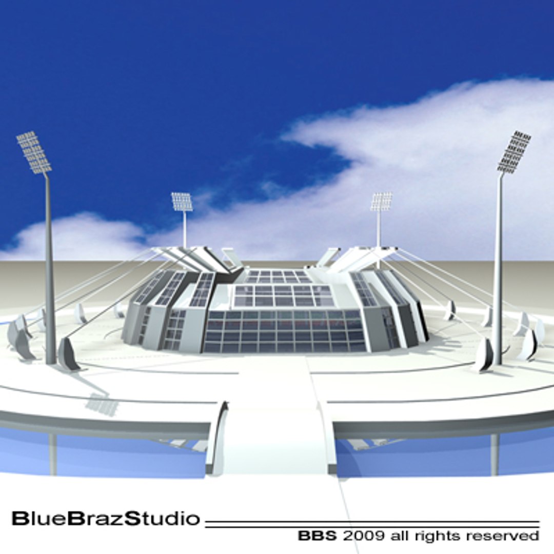 Athletic Stadium 3d Obj