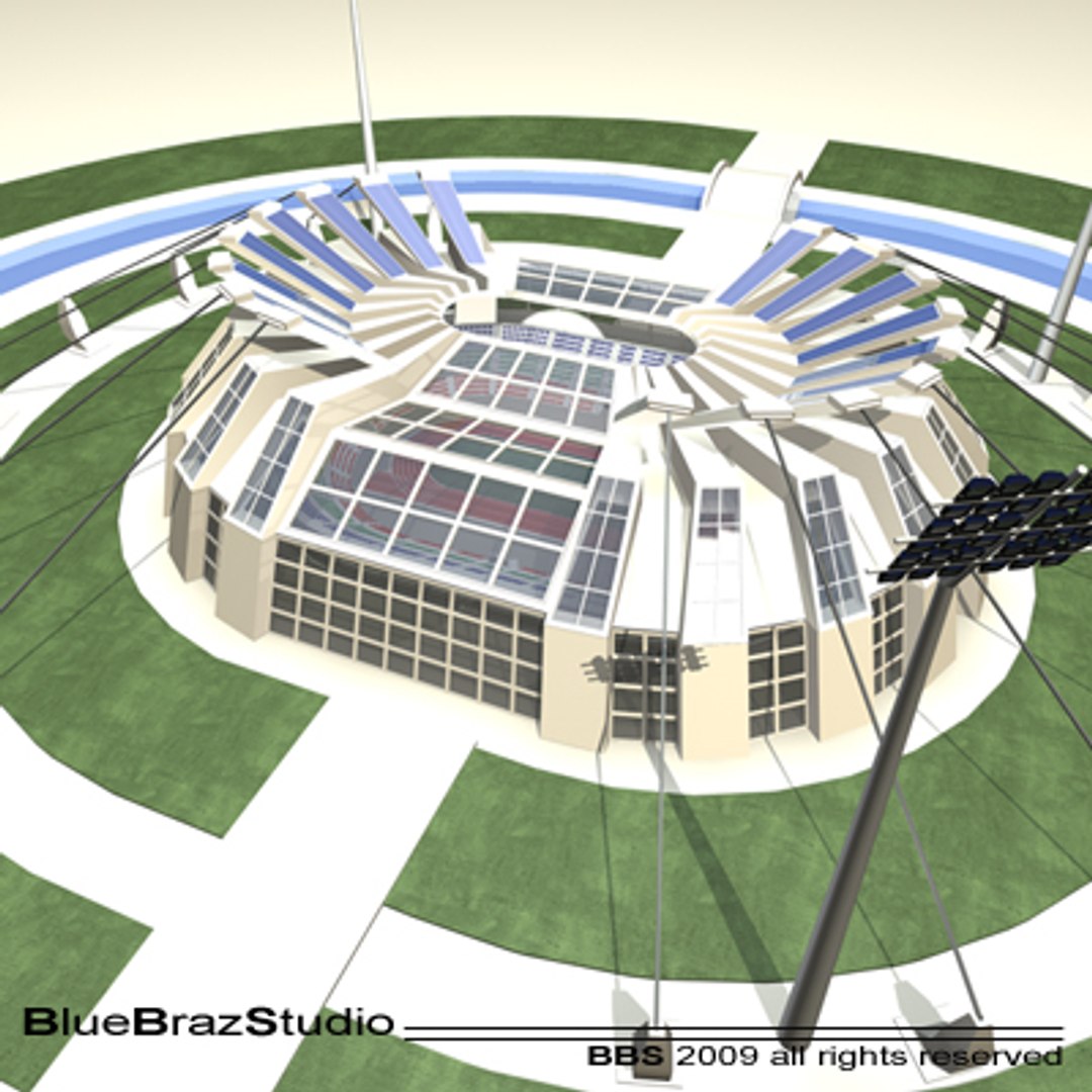 Athletic Stadium 3d Obj