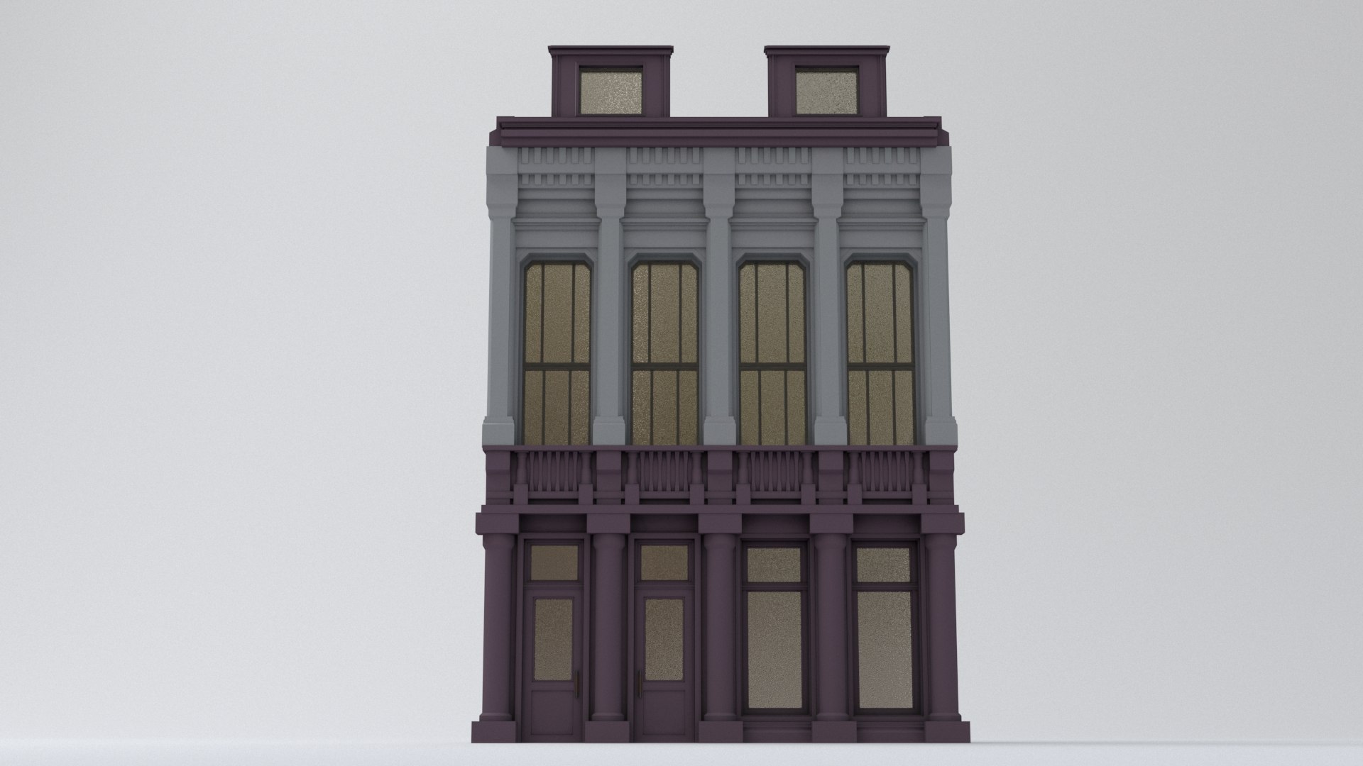 Facade 3D Model - TurboSquid 1803633