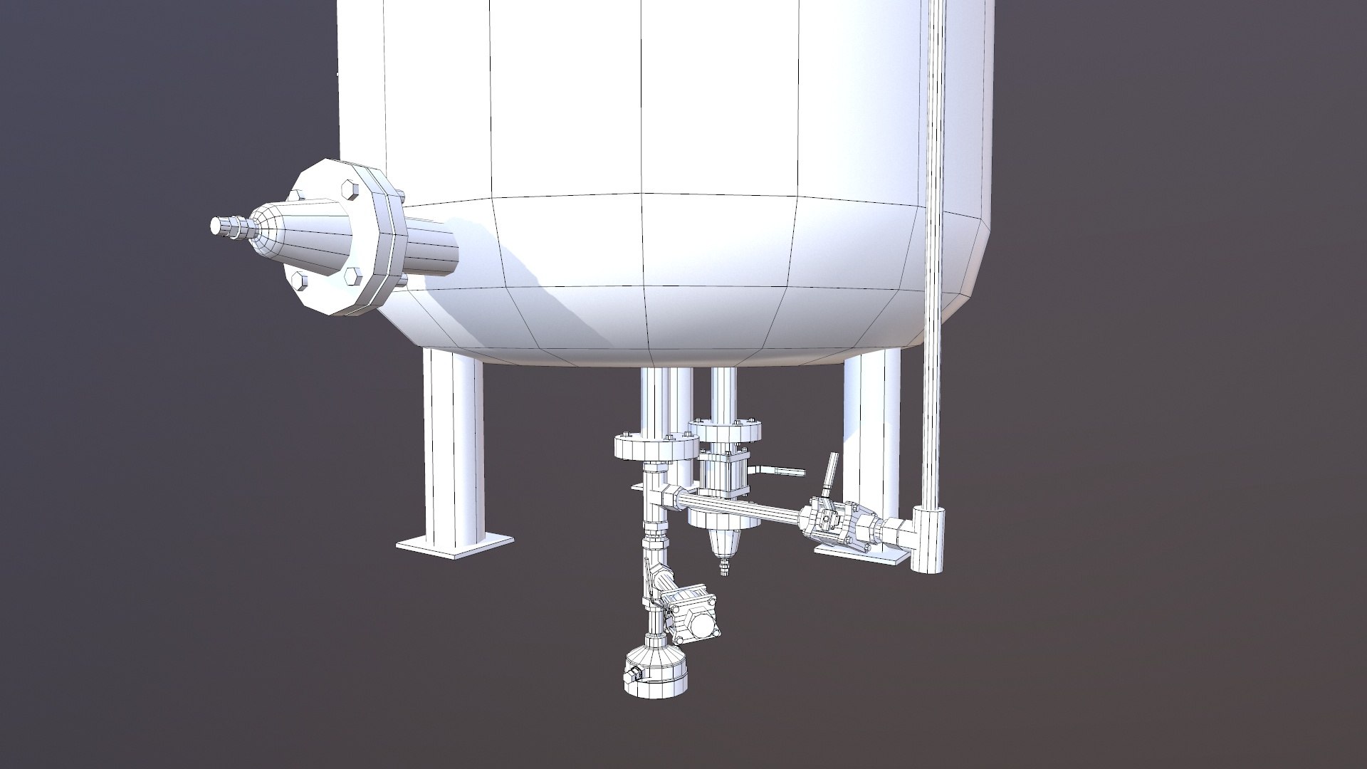 3D Storage Tank Model - TurboSquid 2291995