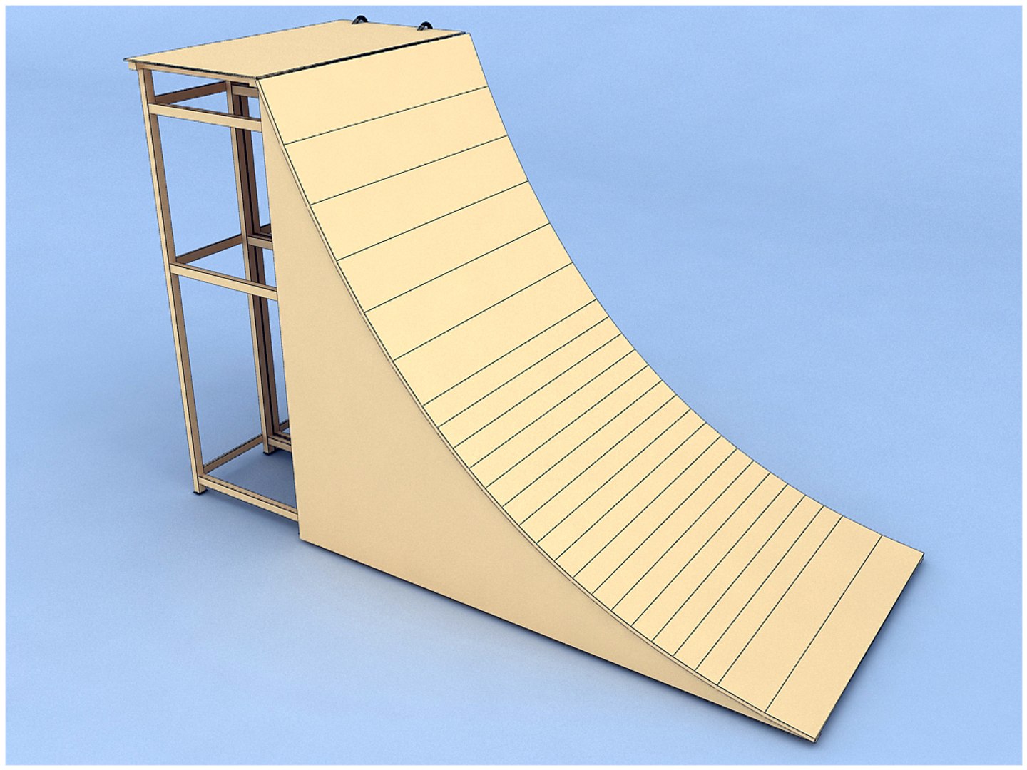 3ds Max Skate Ramps - Half