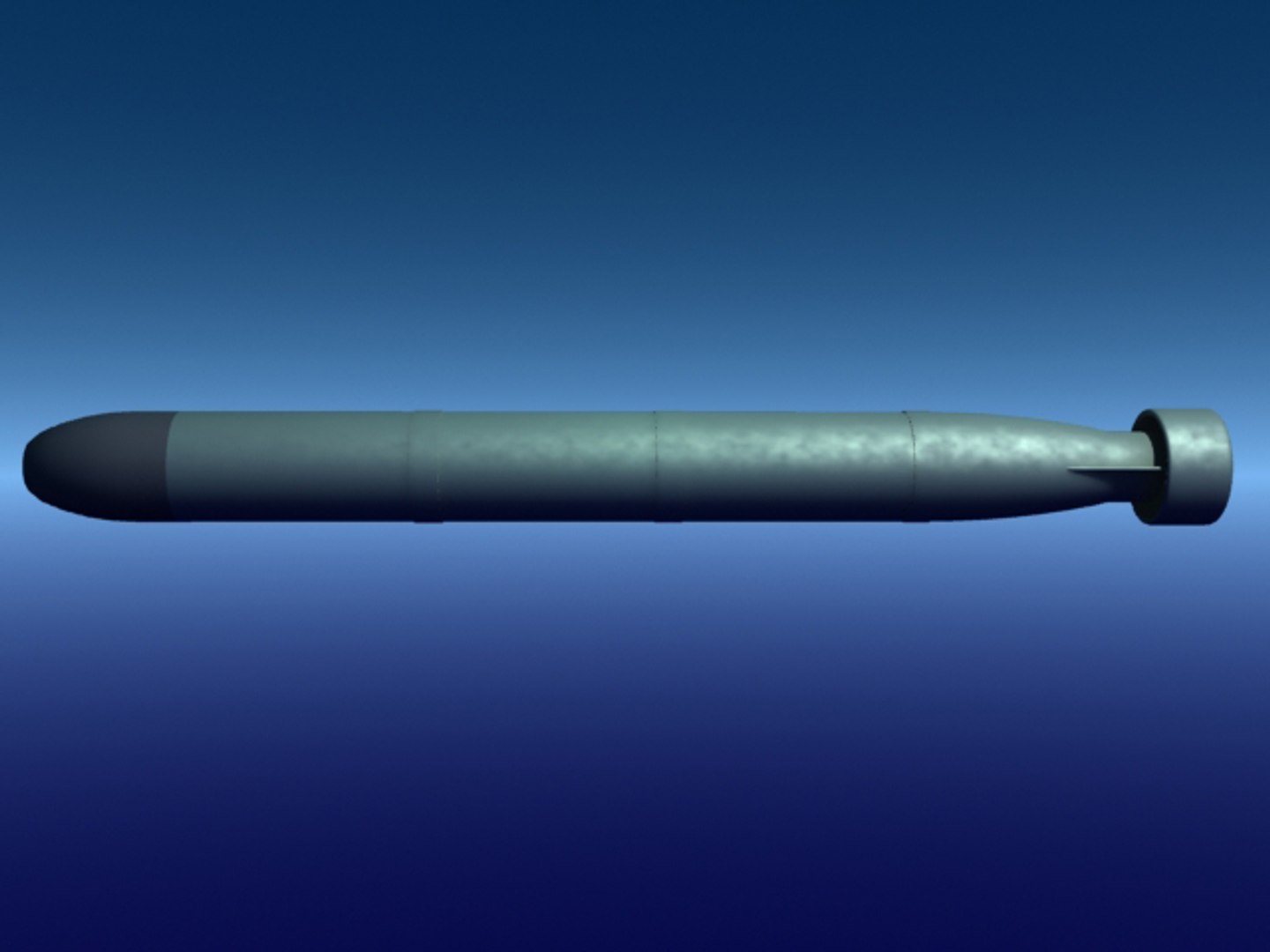 Mk-48 Torpedo 3d 3ds