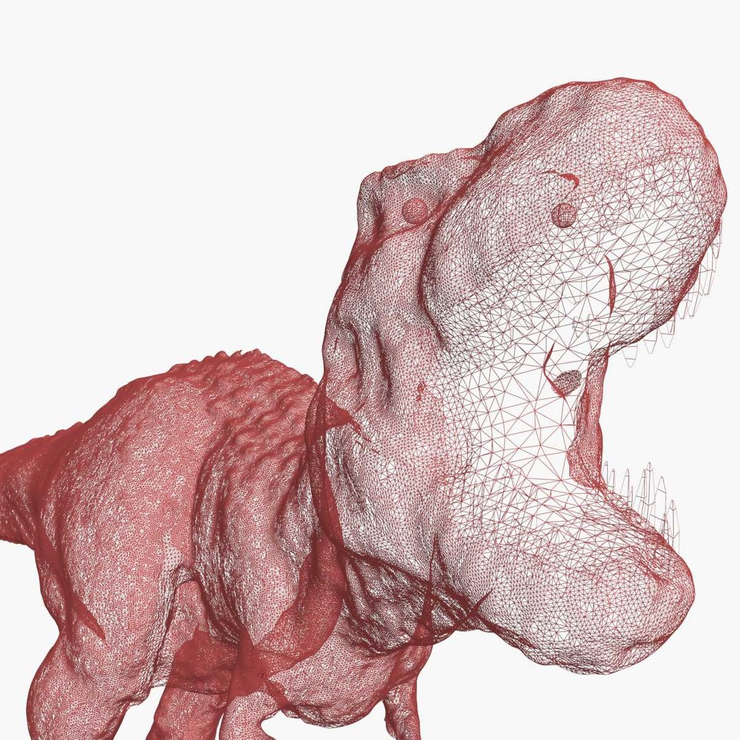 3d t-rex - base