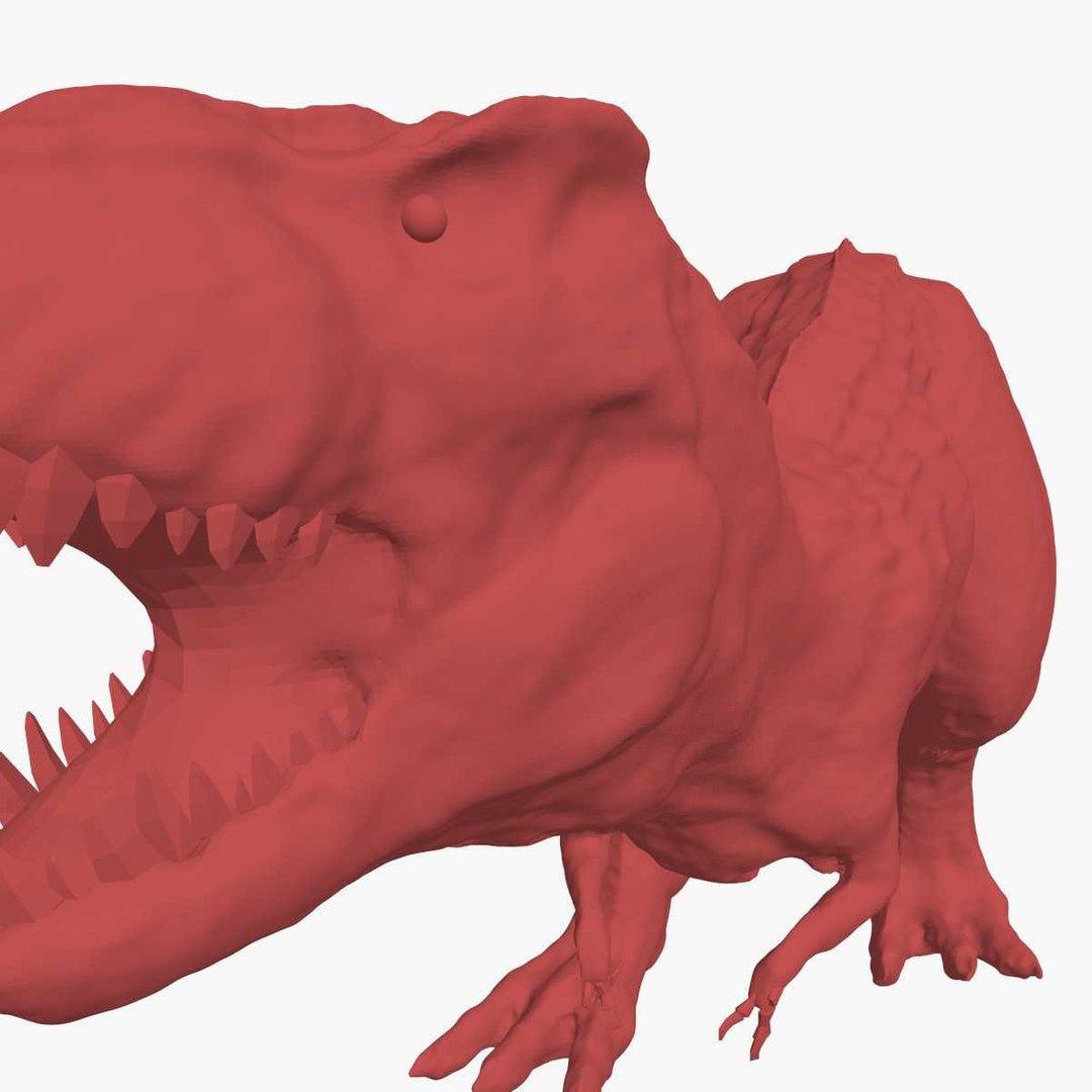 3d t-rex - base