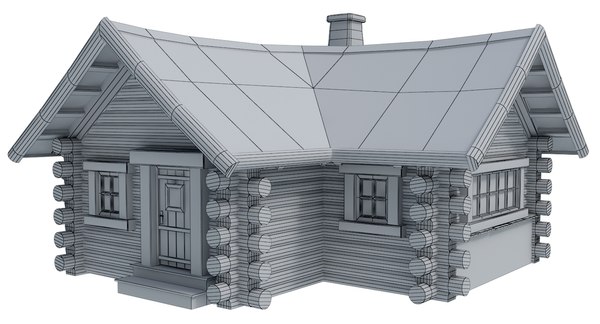 modelo 3d Casa de madera 001 - TurboSquid 1339596