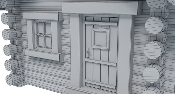 modelo 3d Casa de madera 001 - TurboSquid 1339596